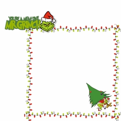 The Grinch: You're A Mean One 12 x 12 Paper