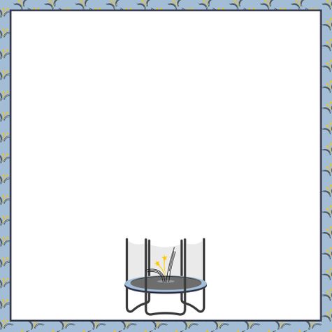 Trampoline: Jump with Me 12 x 12 Paper