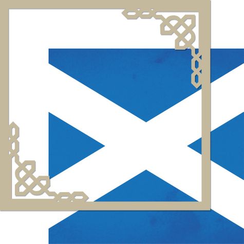 United Kingdom: Scotland 12 x 12 Overlay Quick Page Laser Die Cut Kit