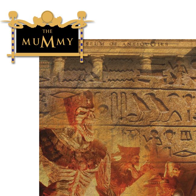 Universal Rides: The Mummy 2 Piece Laser Die Cut Kit