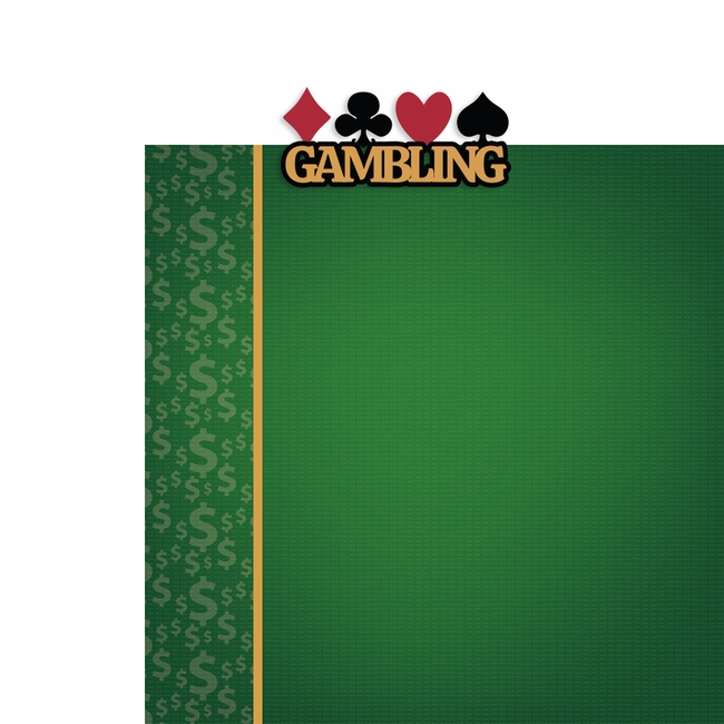 Vegas: Gambling 2 Piece Laser Die Cut Kit