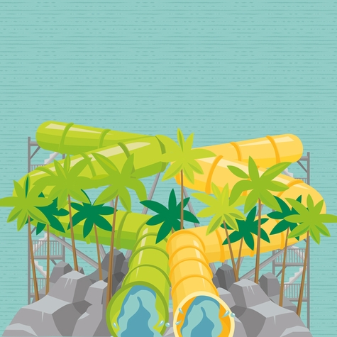 Volcano Bay: Volcano Bay 12 x 12 Paper