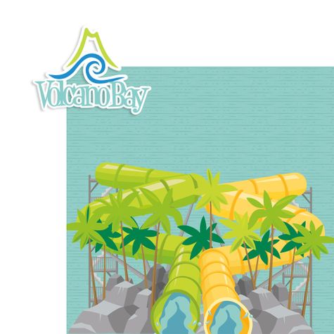 Volcano Bay: Volcano Bay 2 Piece Laser Die Cut Kit