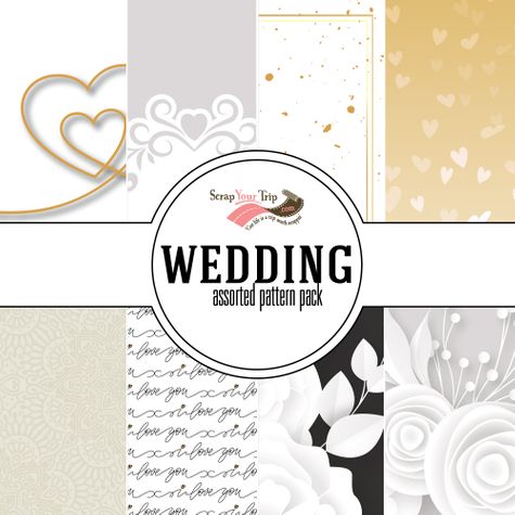 Wedding 12 x12 Assorted Paper Pack