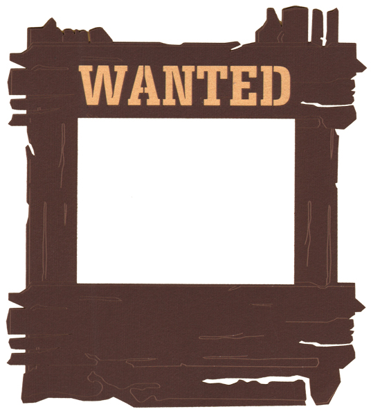 Western Wanted Frame