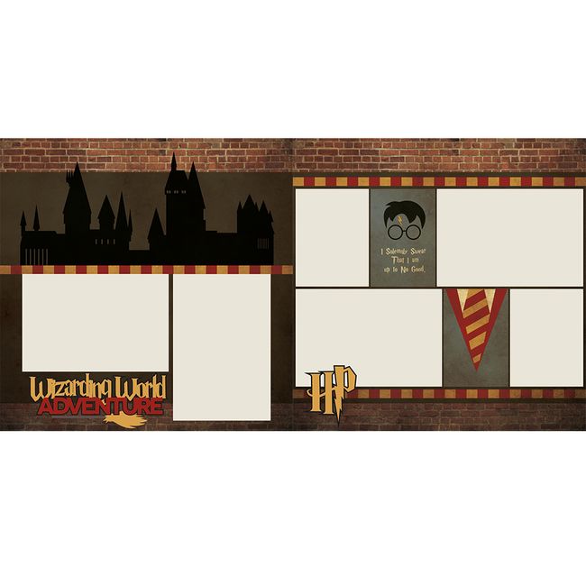 Wizarding World 2 Page Layout Kit