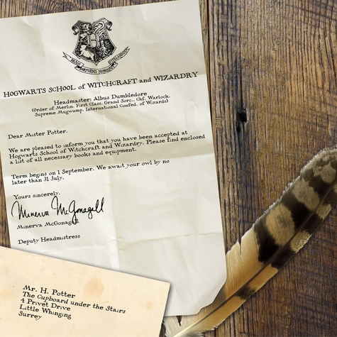 Wizarding World: Acceptance Letter Custom 12 x 12 Paper