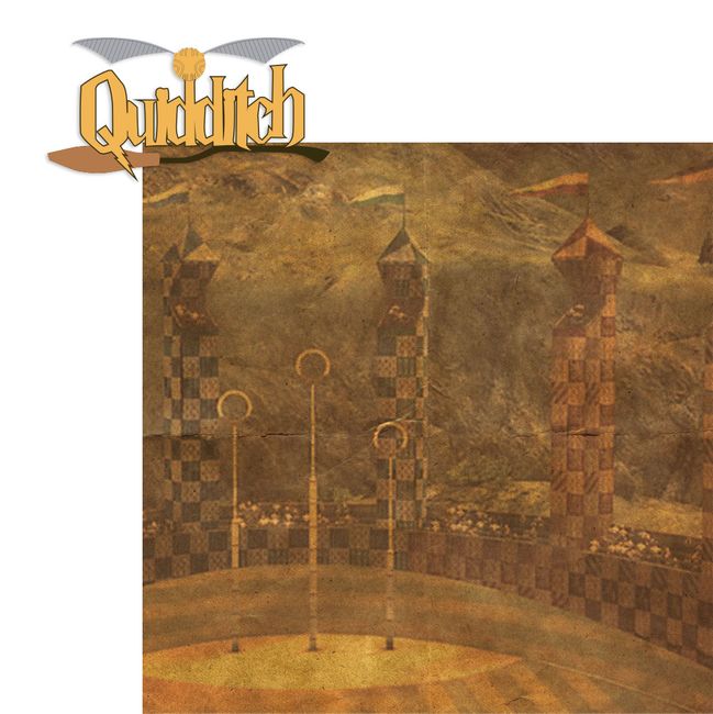 Wizarding World: Quidditch 2 Piece Laser Die Cut Kit