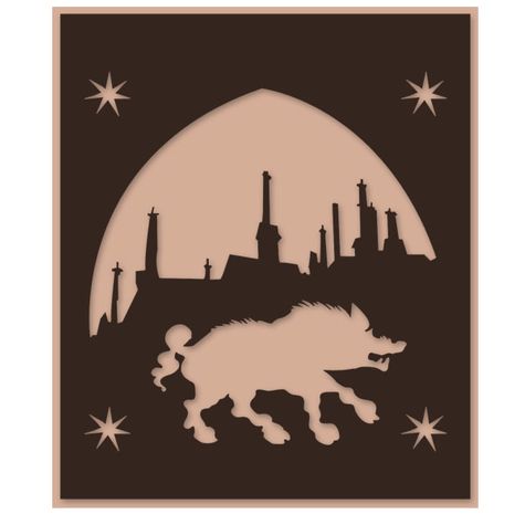 Wizarding World: Wizard Village Laser Die Cut