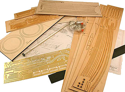 Conestoga Wagon Wood and Metal Kit by Model Trailways