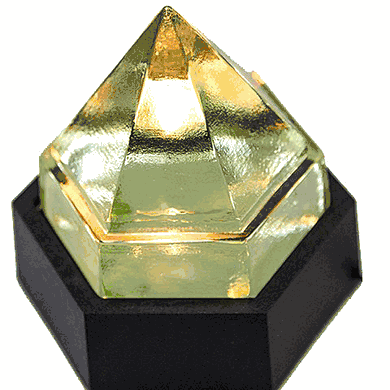 Deck Prism Lighted Base