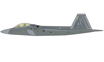 Hobby Master HA2824 F-22 Raptor Model, USAF 477th FG