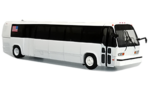 Iconic Replicas TMC RTS Bus Model, Blank White, 87-0320