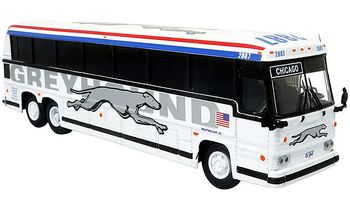 Iconic Replicas MCI MC-9 Coach, Greyhound (shadow trim) 87-0325