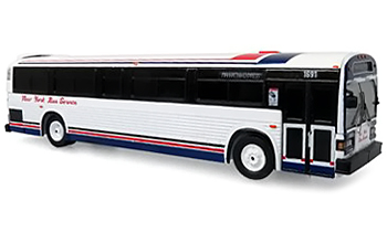 Iconic Replicas MCI Classic Suburban, New York Bus Service, 87-0390