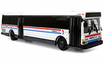 Iconic Replicas Grumman 870 Bus Model, Washington D.C., 87-0407