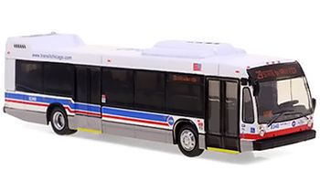 Iconic Replicas Nova Bus LFSD Bus Model, Chicago, 87-0499