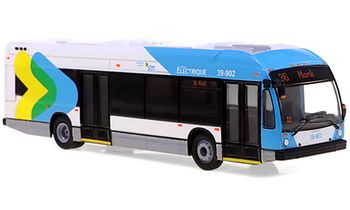Iconic Replicas Nova Bus LFSe Bus Model, Montreal, 87-0500