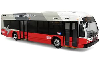 Iconic Replicas Nova Bus LFSe Bus Model, San Francisco, 87-0503