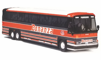 Corgi US53407 - MCI 102 DL3 Coach Model, Bonanza Bus Lines