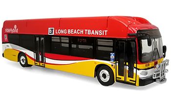 Iconic Replicas New Flyer Xcelsior Bus Model, Long Beach, 87-0433