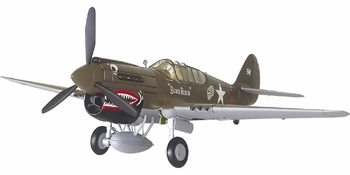 P-40 Warhawk Diecast Model, USAAF, 9th FS - Corgi US35212