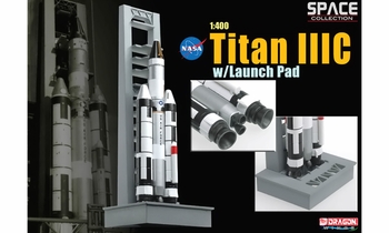 Dragon Wings 56228 Titan IIIC Rocket Model with Launch Pad