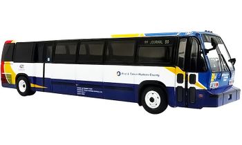 Iconic Replicas TMC RTS Bus Model, Red & Tan, 87-0318