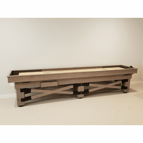 20 Foot Champion Rustic Shuffleboard Table | Champion Shuffleboard