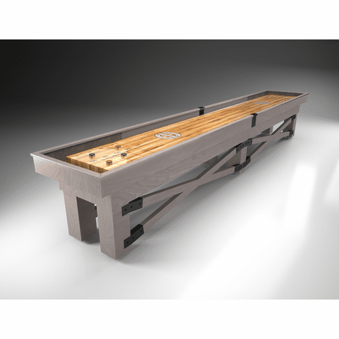22 Foot Champion Rustic Shuffleboard Table | Champion Shuffleboard