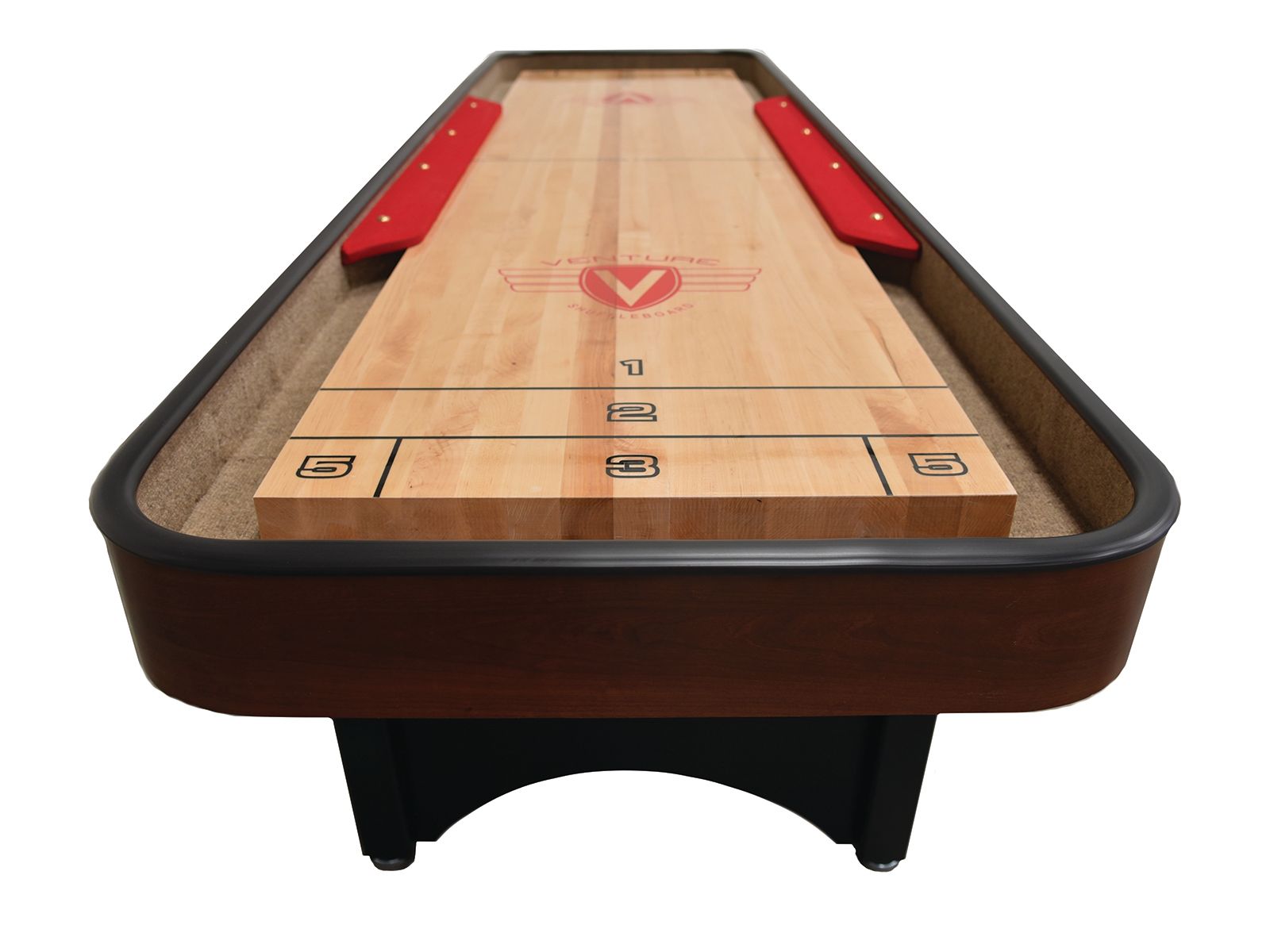9 Foot Venture Classic Cushion Shuffleboard Table: Made in the USA ...
