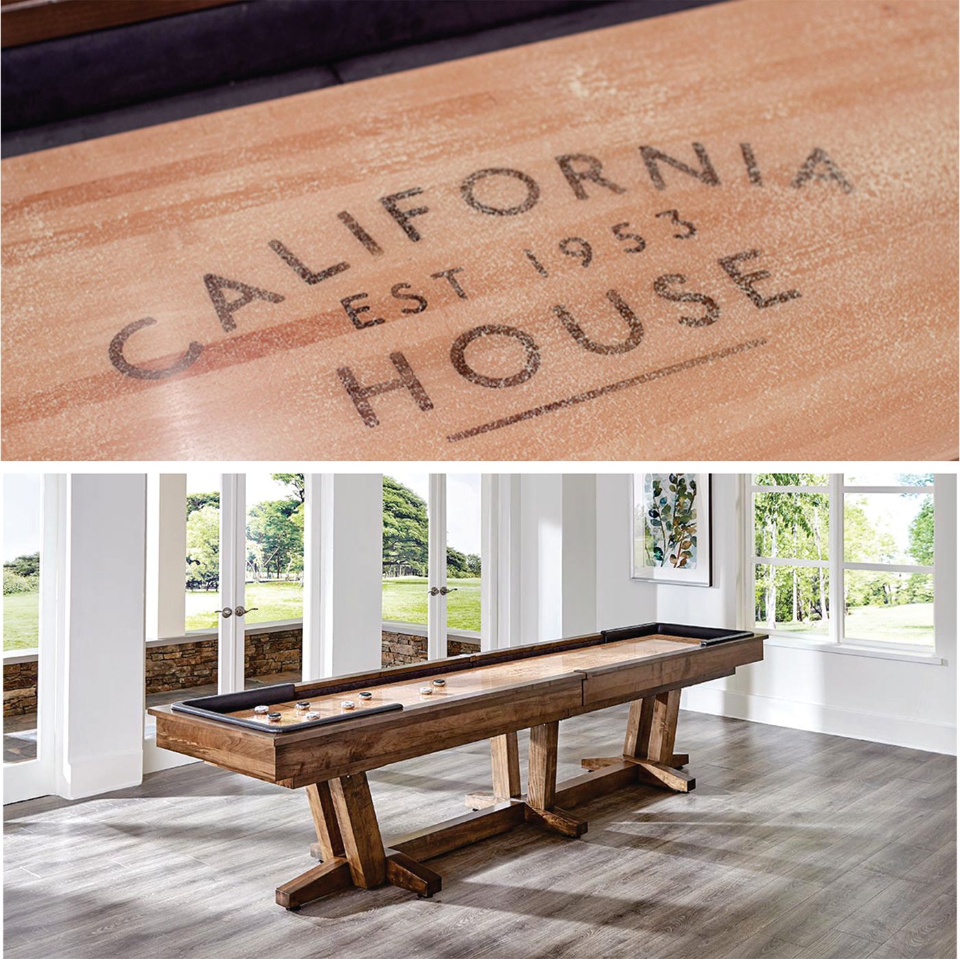 California House Shuffleboard Tables