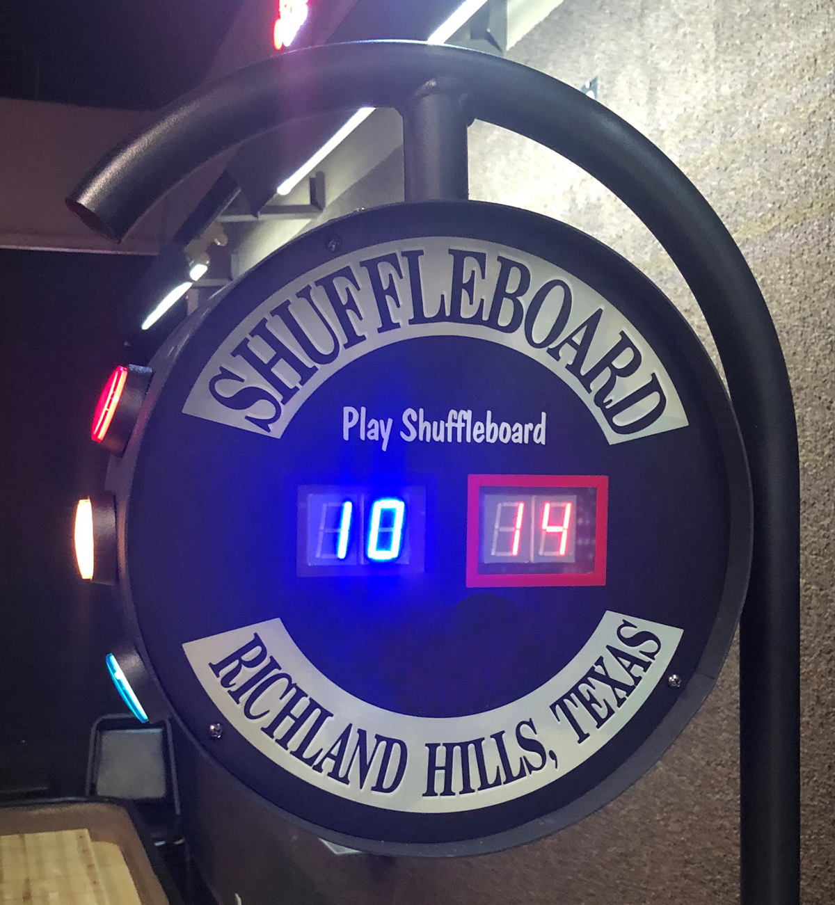 Champion J-Bar Shuffleboard Table Scoreboard | Champion Shuffleboard