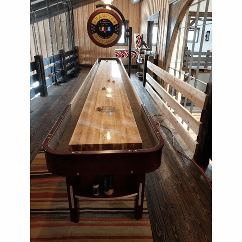 Champion Shuffleboard Large Wood Electronic Scoreboard | Champion ...