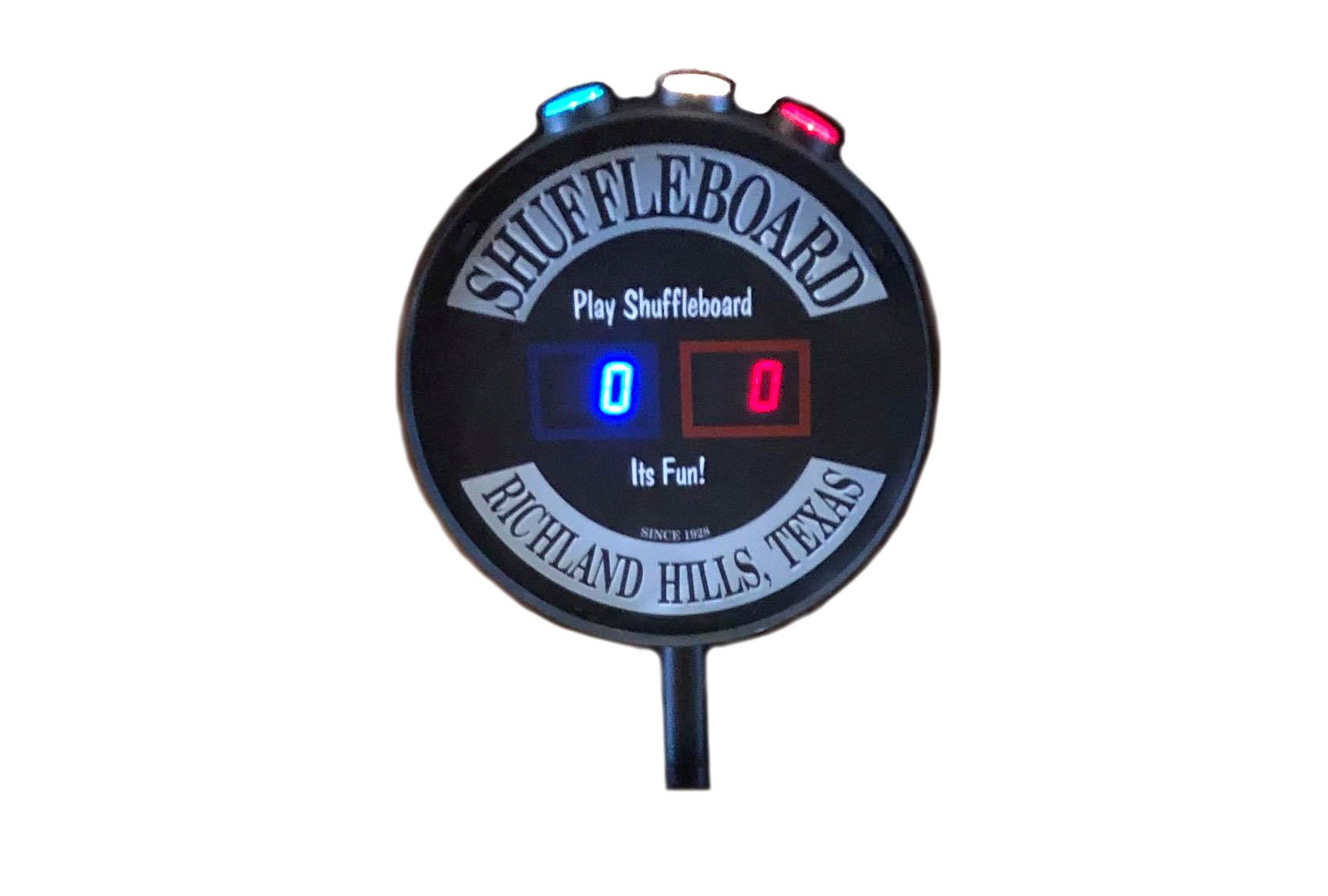 Champion Rail Mount Shuffleboard Table Scoreboard | Champion Shuffleboard