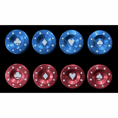 Shuffleboard Table Aluminum Weight Caps - Casino Edition | Shuffleboard ...