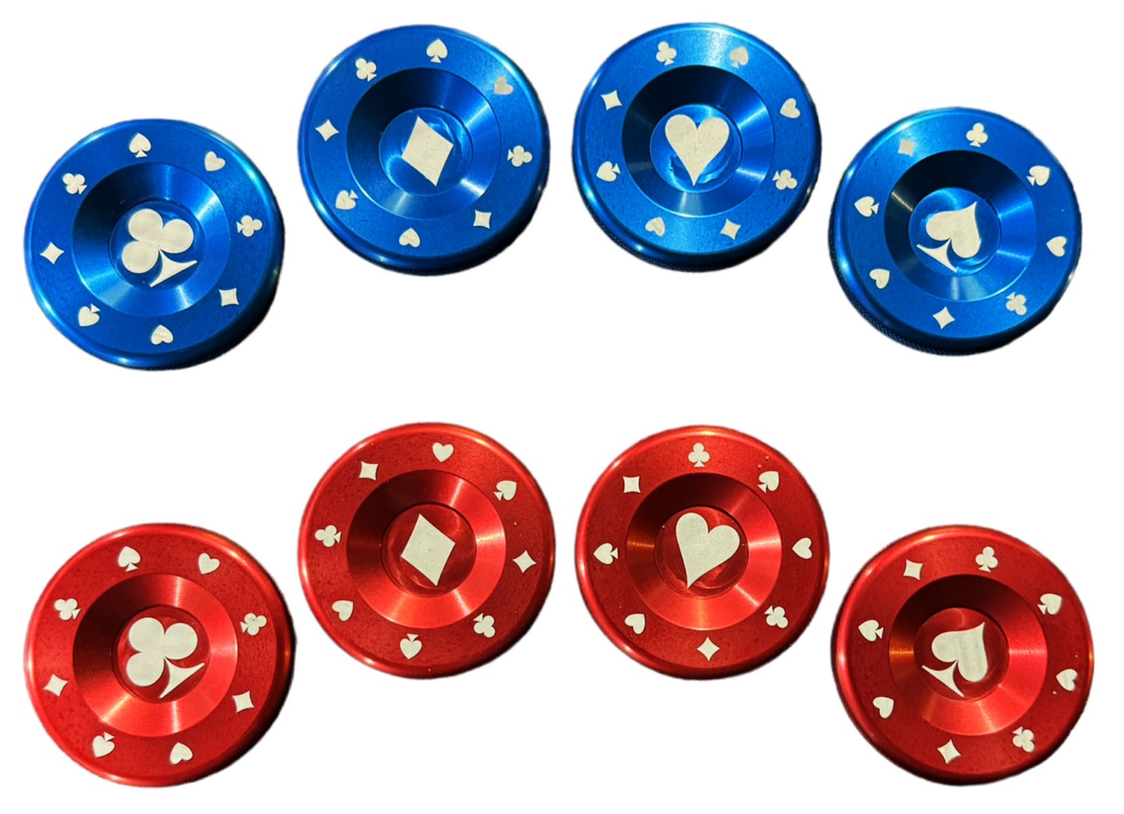 Shuffleboard Table Aluminum Weight Caps - Casino Edition | Shuffleboard ...