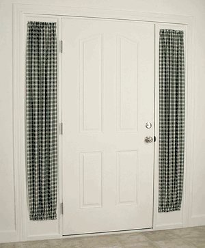 Sidelight Curtains - Any Size, Made-to-Order Sidelight Curtains and ...
