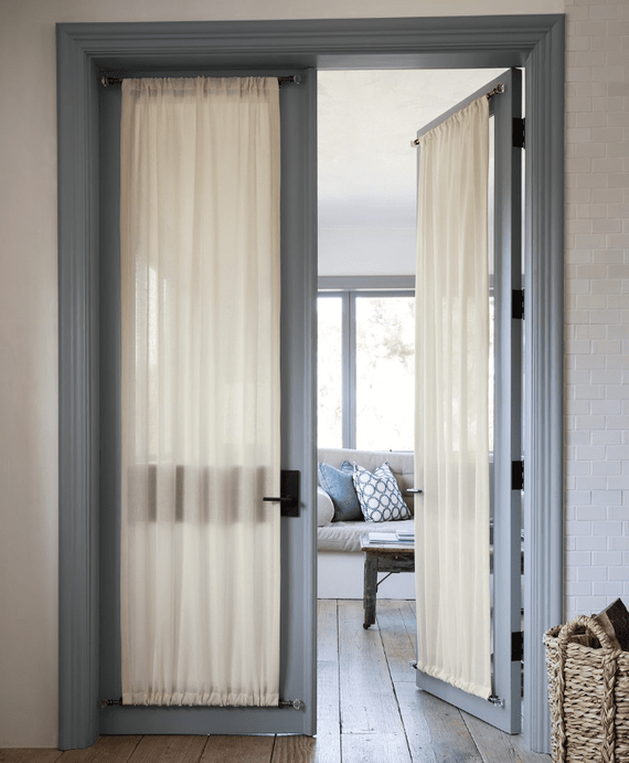 French Door Curtain 100 Linen Single Panel