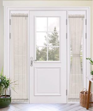 Sidelight Curtains - Any Size, Made-to-Order Sidelight Curtains and ...