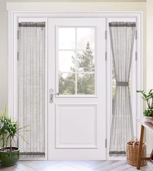 Sidelight Curtains - Any Size, Made-to-Order Sidelight Curtains and ...