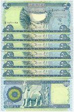 New Iraqi 10 x 500 Dinar Notes IRAQ-Certified!