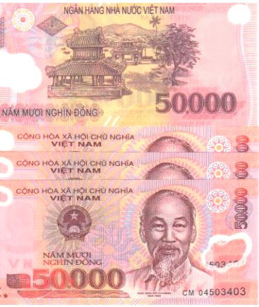 NEW VIETNAM 10 x 50000 = 500000 (HALF MILLION) DONG POLYMER VIETNAMESE ...