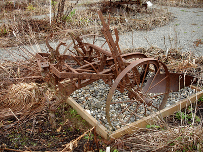 'Horse Drawn John Deere Two Way Plow'