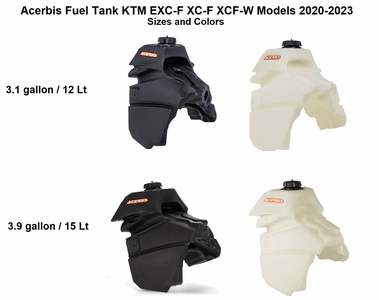 Acerbis Fuel Tank KTM 350 500 EXC-F XC-F XCF-W 2020-2023