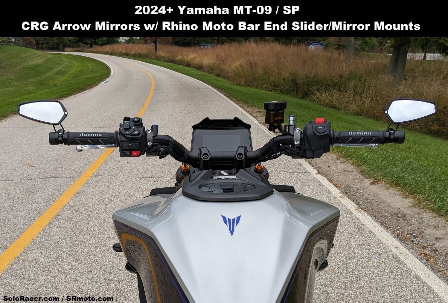 Bar End Mirrors Handguards HUSQVARNA CNC BAR END MIRROR SET 125/401