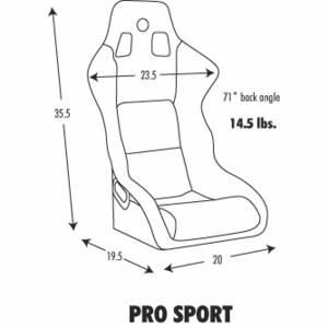 Corbeau Pro Sport Seat