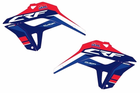 CRF300L Graphics Kit - Tank, Fender and Fork Decals