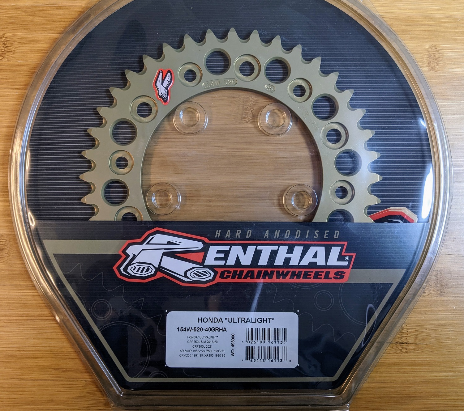 CRF300L Renthal Rear Sprocket