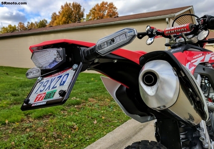 CRF450L CRF450RL Tail Light and Fender Eliminator Kit by 12oClockLabs